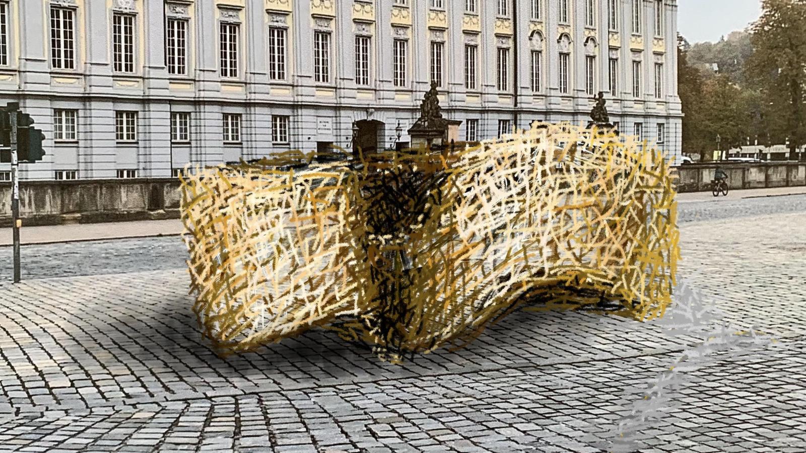 Skulptur am Ansbacher Schlossplatz: Bürger können mitarbeiten | FLZ.de