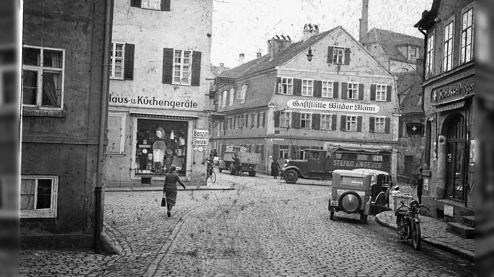 Ansbacher Alltag vor 100 Jahren: Die erste moderne Tankstelle | FLZ.de