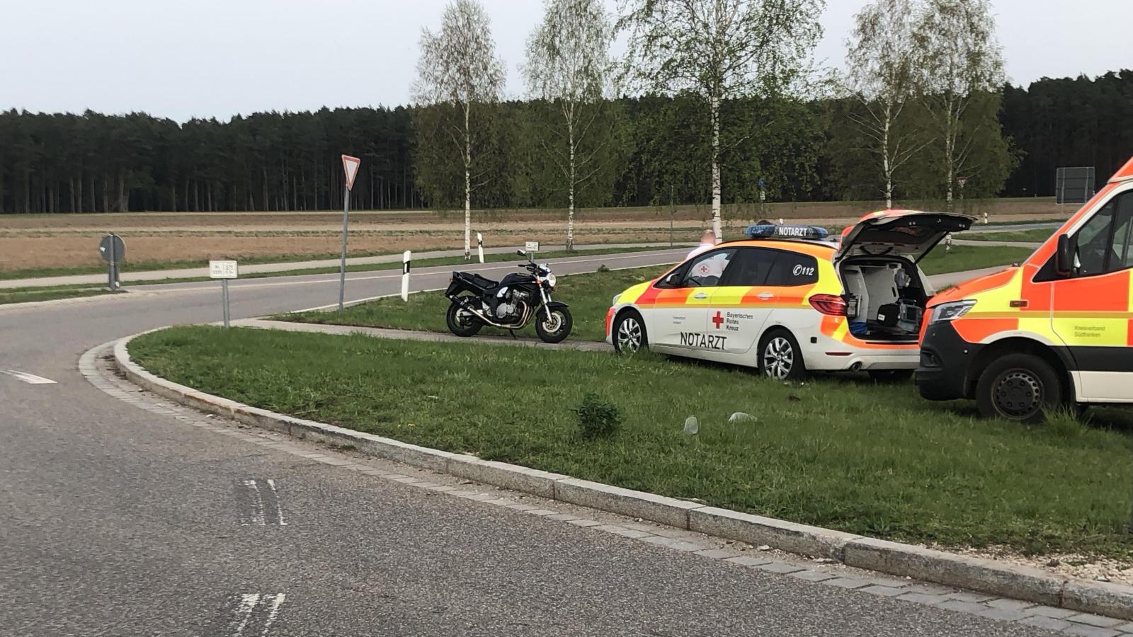 Schwerer Unfall bei Hergersbach: Motorradfahrer nach Sturz tot | FLZ.de