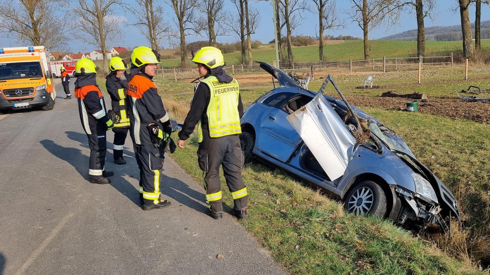Autofahrerin bei Unfall bei Markt Bibart schwer verletzt | FLZ.de