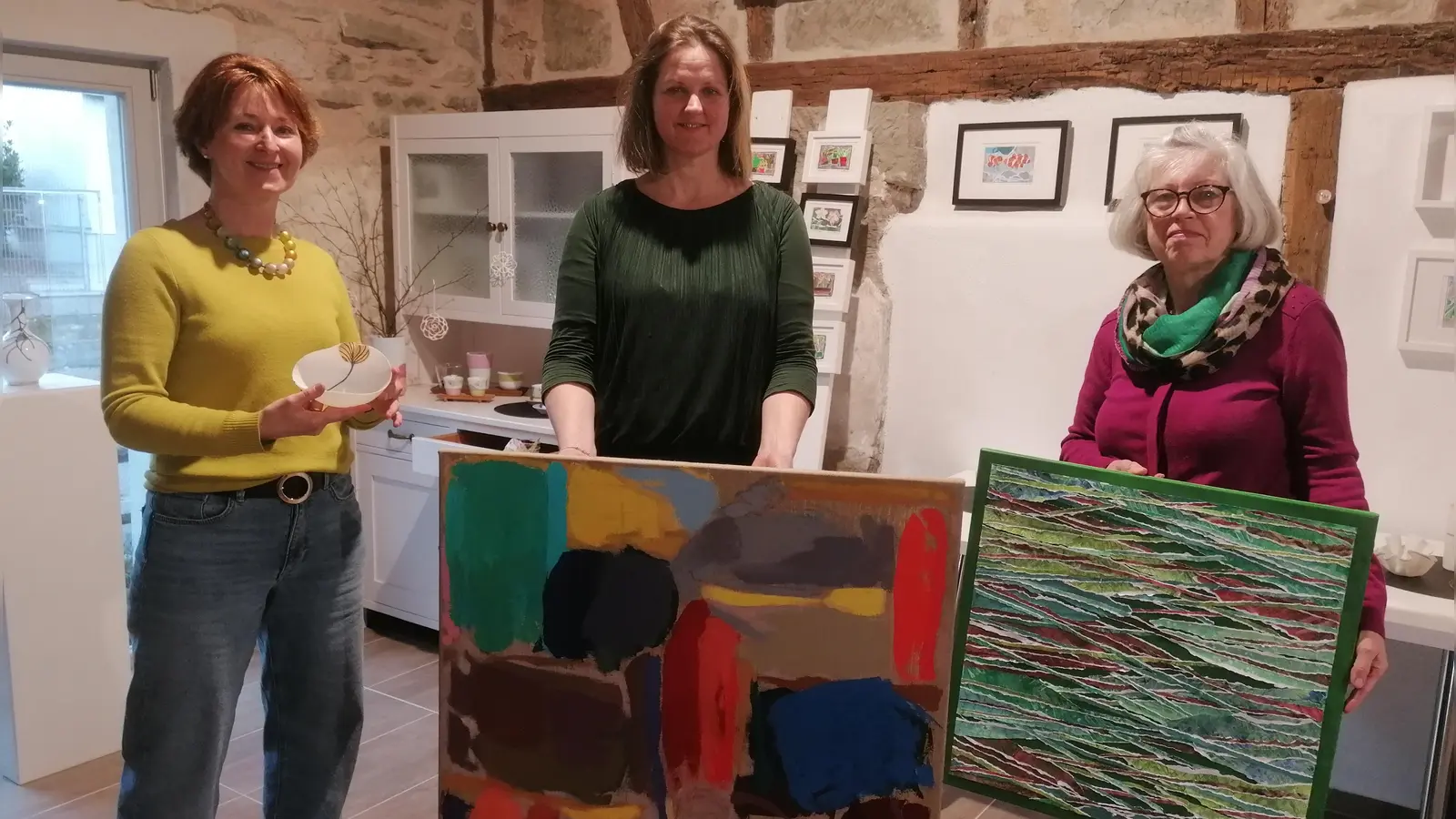 Burgbernheim: Drei Künstlerinnen zeigen ihr Spezialgebiet | FLZ.de